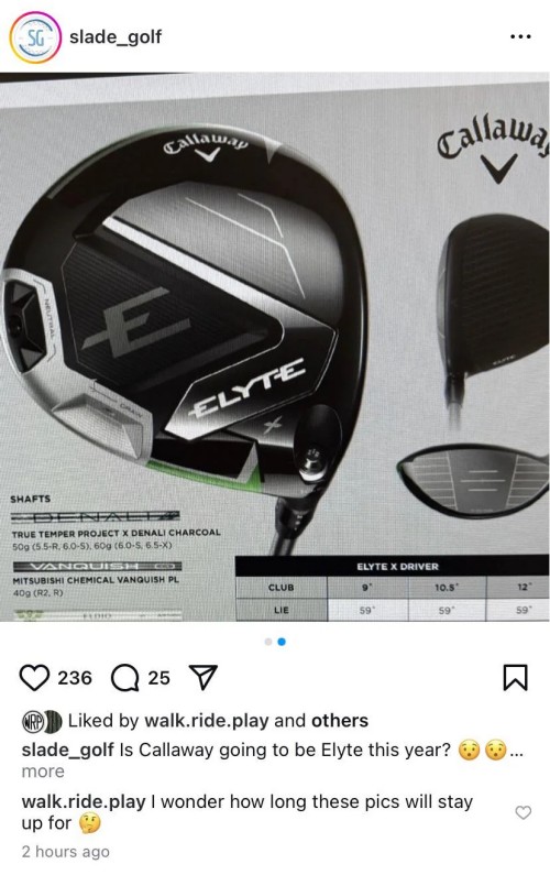 キャロウェイ 2025 ELYTE シリーズドライバー｜ノーマル・X・MAX FAST・ がリストオン｜実物映像も確認！ | 飛距離が出るドライバー ランキング